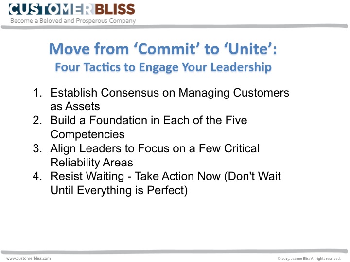 Move from 'Commit' To 'Unite': Four Tactics to Engage Your Leadership ...